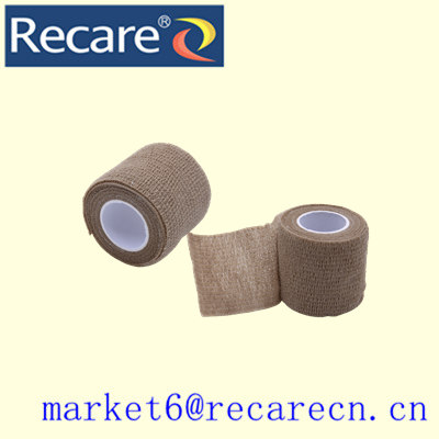 stretchy medical tape brown elastic first aid tape - medical-plaster.com